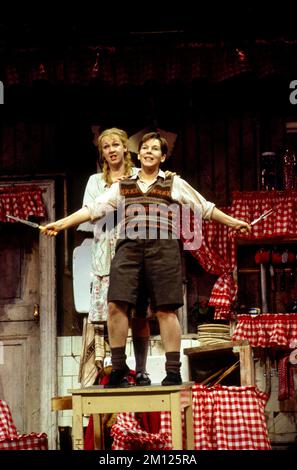 l-r: Ethna Robinson (Hansel), Rosa Mannion (Gretel) in HANSEL AND ...