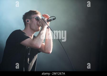 Canadian electronic duo Bob Moses in concert at Austin City Limits in ...