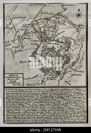 Seven Year's War 1756 - 1762,Battle of Hochkirch,14.10.1758,death of the Prussian general ...