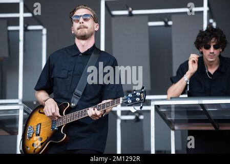 Austin City Limits - Miike Snow in concert Stock Photo - Alamy