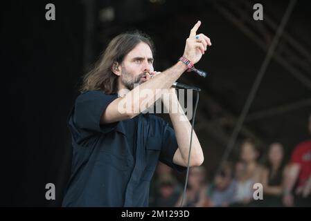 Austin City Limits - Miike Snow in concert Stock Photo - Alamy