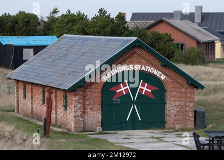 Fire Department Rescue Station, Mandø Island, Denmark's only tidal ...