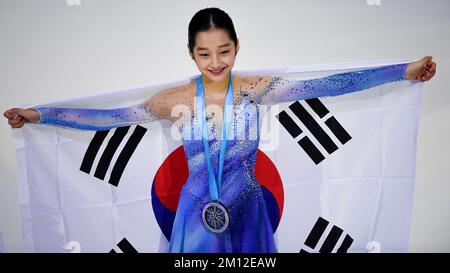 Jia Shin during the ISU Grand Prix of Figure Skating Final 2022 at ...