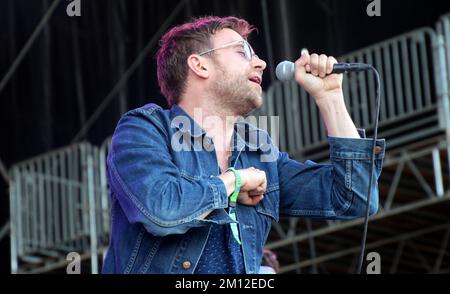 The Bonnaroo Music and Arts Festival - Damon Albarn in concert Stock ...