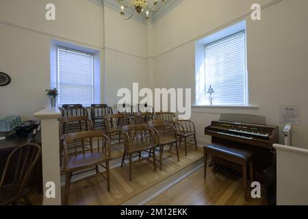 Courtroom inside the historic Pioneer Courthouse on St George Blvd in ...