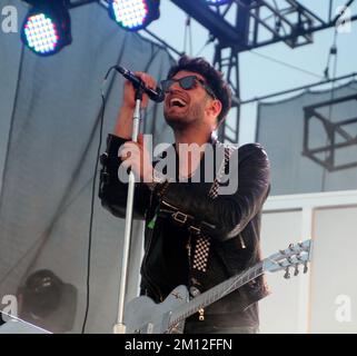 The Bonnaroo Music and Arts Festival - Chromeo in concert Stock Photo ...