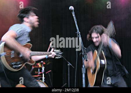 The Bonnaroo Music and Arts Festival - Milo Greene in concert Stock ...
