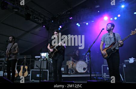 The Bonnaroo Music and Arts Festival - Milo Greene in concert Stock ...