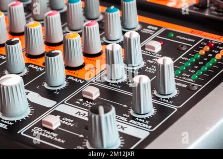 analog mixing pult for music Stock Photo - Alamy