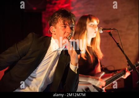 SXSW - Willy Moon in concert Stock Photo - Alamy