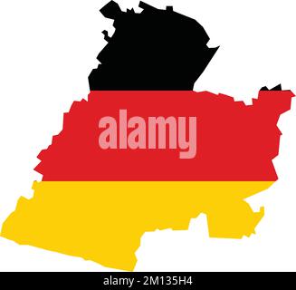 Flag map of MINDEN, GERMANY Stock Vector Image & Art - Alamy