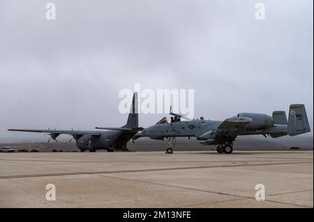 An A-10 Thunderbolt II loaded with a DATM-160 Miniature Air-Launched ...
