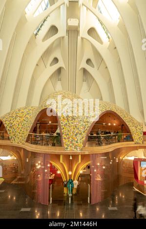 Valencia, Spain : 2022 December 9 : Panorama inside CaixaForum Valencia ...