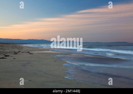 Beach Dawn Salinas River National Wildlife Refuge California Stock