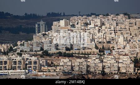 View of Har Homa officially Homat Shmuel, an Israeli settlement in ...