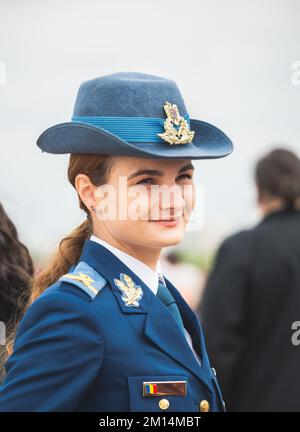 Bucharest, Romania - September 2022: Young student cadet at Romanian ...
