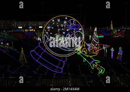 The First Annual Columbia Firefly Light Christmas Celebration at Segra ...