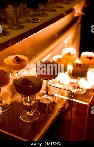 The buffet at the reception. Assortment of well decorated gourmet food ...