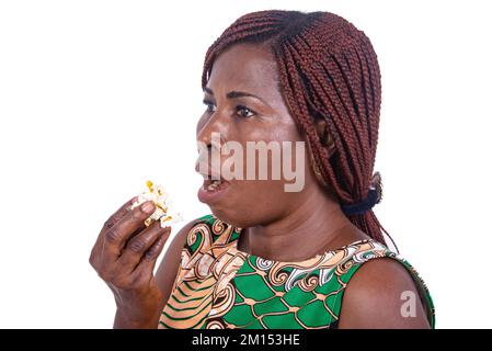 a beautiful woman in a camisole loincloth standing on a white ...
