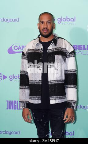Jay London backstage during day two of Capital's Jingle Bell Ball with ...