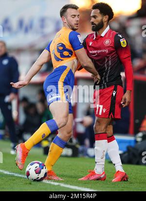 Rhys Oates of Mansfield Town during the Emirates FA Cup Third Round ...