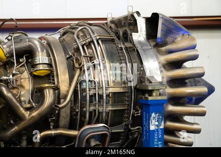 The Pratt & Whitney PW6000 Turbofan Engine from the Airbus A318 Stock ...