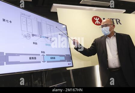 Dr Tony Lee, Operations Director, MTR Corporation, meets the media to ...
