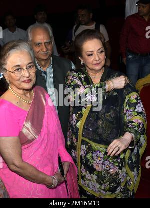 Mumbai, India. 10th Dec, 2022. L-R Bollywood actress Jayshree Talpade ...