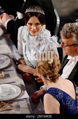 Stockholm, Sweden. 10th Dec, 2022. Princess Sofia and speaker of the ...