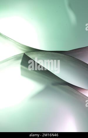 Circular paper art with straight edges and curved edges Stock Photo - Alamy