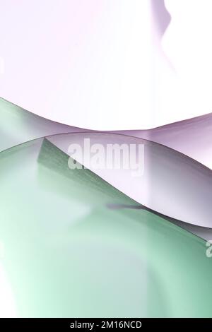 Circular paper art with straight edges and curved edges Stock Photo - Alamy