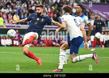 Al Chaur, Qatar. 10th Dec, 2022. Soccer, World Cup, England - France ...