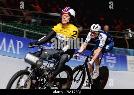 ROTTERDAM - Niki Terpstra in action during the Rotterdam Six Days. The ...