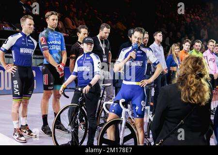 ROTTERDAM - Niki Terpstra is put in the spotlight during the Rotterdam ...