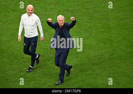 Head coach Didier Descamps during England v France match of the Fifa ...