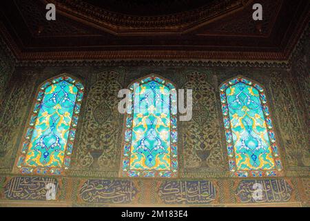 Old window Architecture from the Ottoman times In Istanbul Stock Photo ...