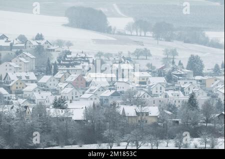 Engen, Germany. 10th Dec, 2022. The municipality of Engen can be seen ...