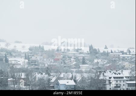 Engen, Germany. 10th Dec, 2022. The municipality of Engen can be seen ...