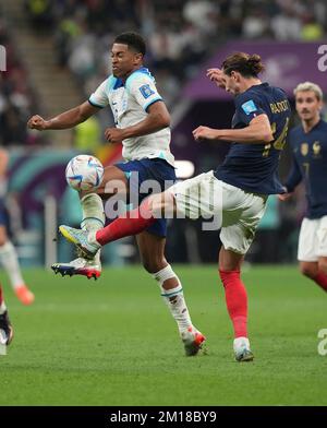 England midfielder Jude Bellingham (10) during the England v Croatia ...