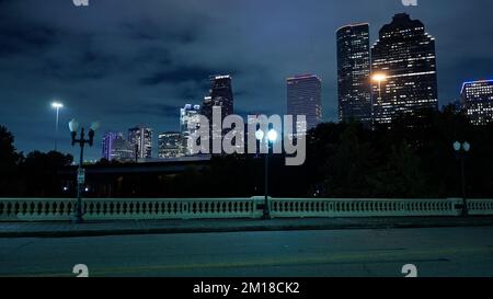 Sabine Bridge in Houston Downtown - HOUSTON, UNITED STATES - NOVEMBER ...