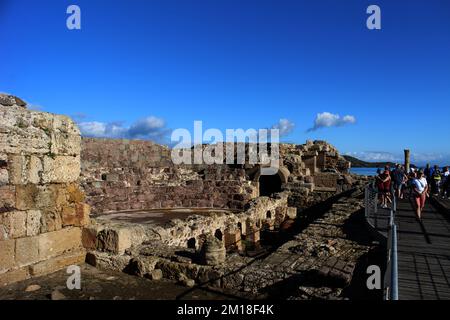 archaeological site in Nora, Sardinia, Italy Stock Photo - Alamy