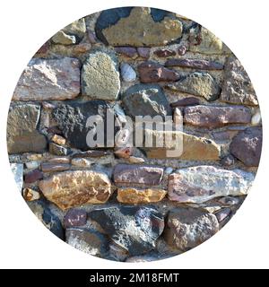 Sturdy beige and purple cut stone wall, good for backgrounds, seamless ...