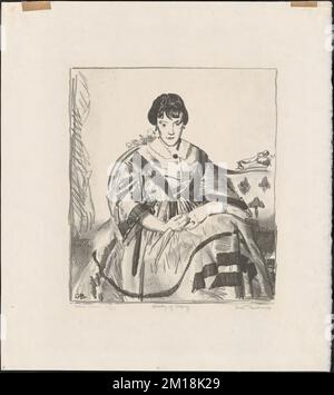 Study of Mary , Artists. George Bellows (1882-1925). Prints and ...