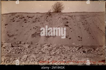Sudbury Department, Hopkinton Reservoir, borrow-pit for gravel filling ...