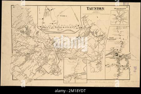 Map of Taunton , Taunton Mass., Maps Norman B. Leventhal Map Center ...