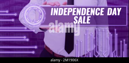 Conceptual display Independence Day Sale. Word Written on Promotions ...