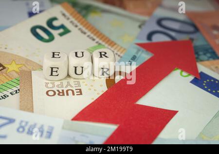EURO currency. Europe inflation, EUR money Stock Photo - Alamy