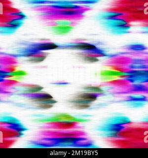 Retro bright wave pattern. Playful vintage pink shibori wallpaper ...