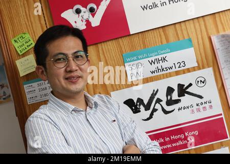 Paul Chan Chi-yuen from Walk In Hong Kong (local tour organisation) for ...