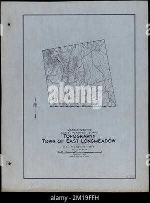 Topography Town of Longmeadow , Roads, Cities and towns, Land use ...